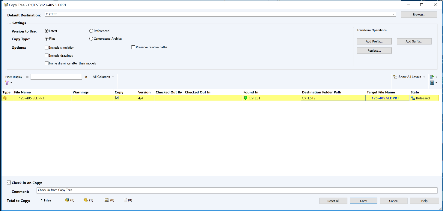 SOLIDWORKS PDM – Vault Design for Save As & Copy Tree Optimization