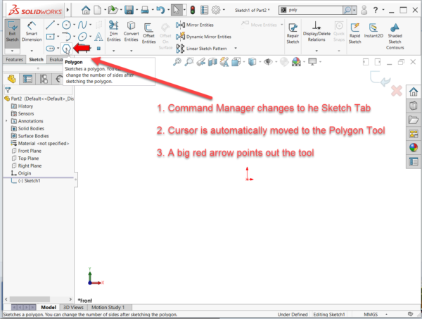 Using SOLIDWORKS Command Search: Finding Useful or New Commands - GSC