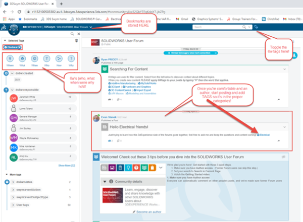 How to Find the SOLIDWORKS Forum on the 3DEXPERIENCE Platform - GSC