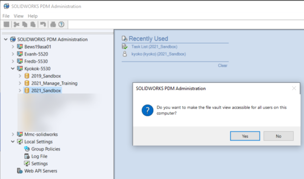 How to Create a Vault View in SOLIDWORKS PDM - GSC