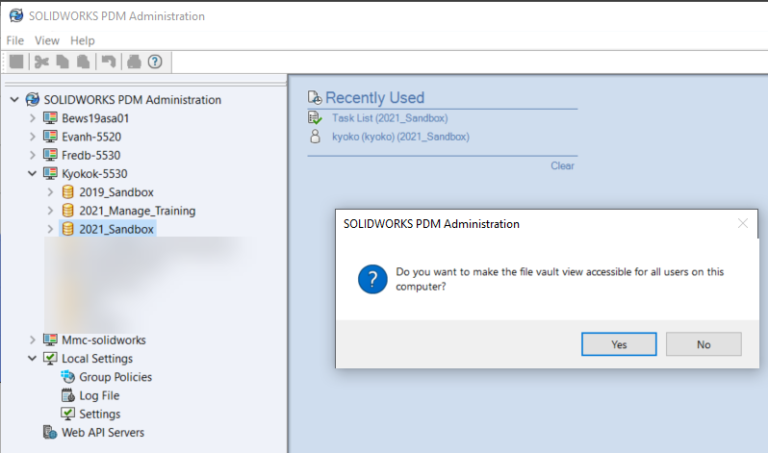 How to Create a Vault View in SOLIDWORKS PDM - GSC
