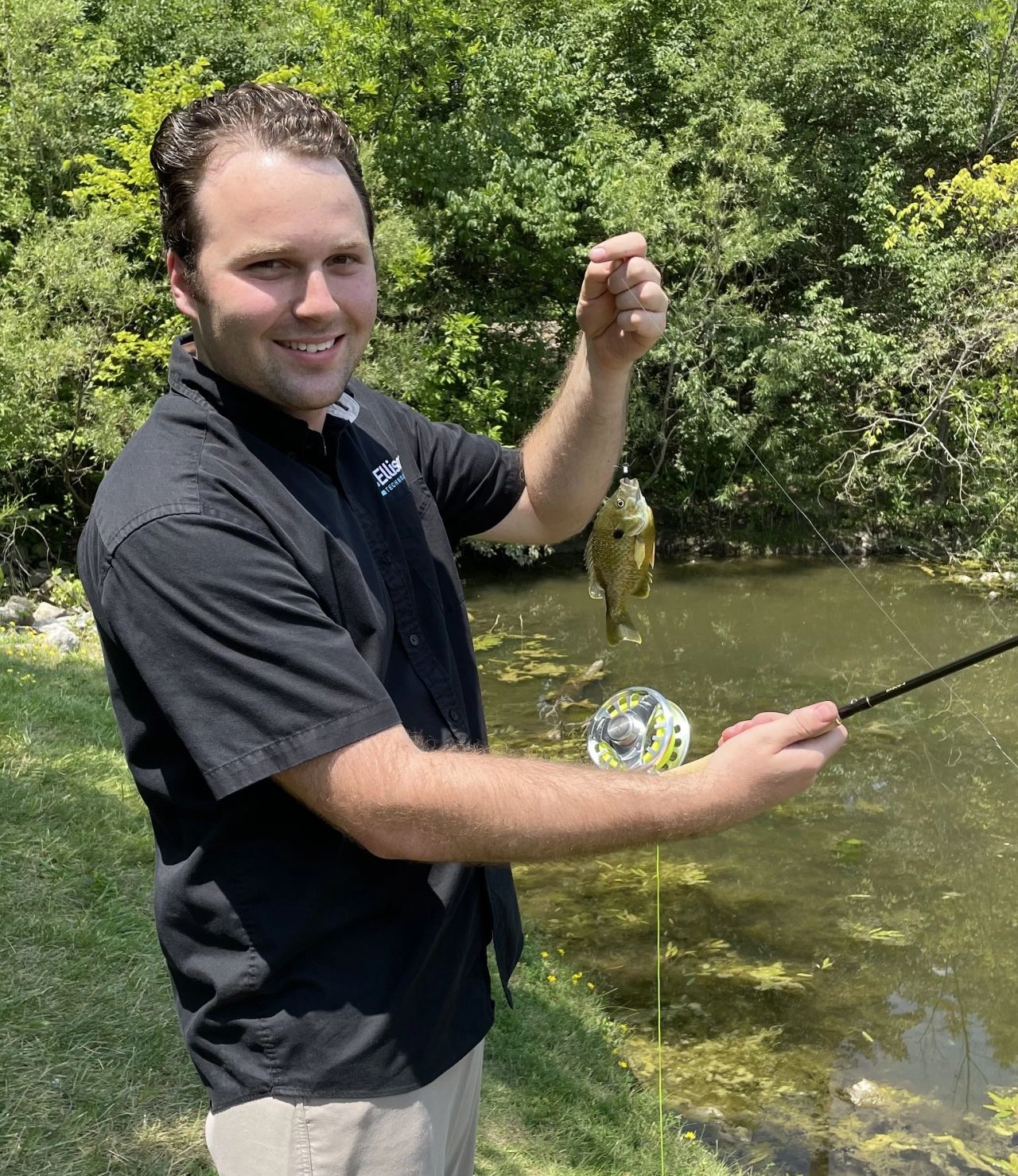 First Fish Caught with Custom Fly Fishing Reel from Journey of the Part ...